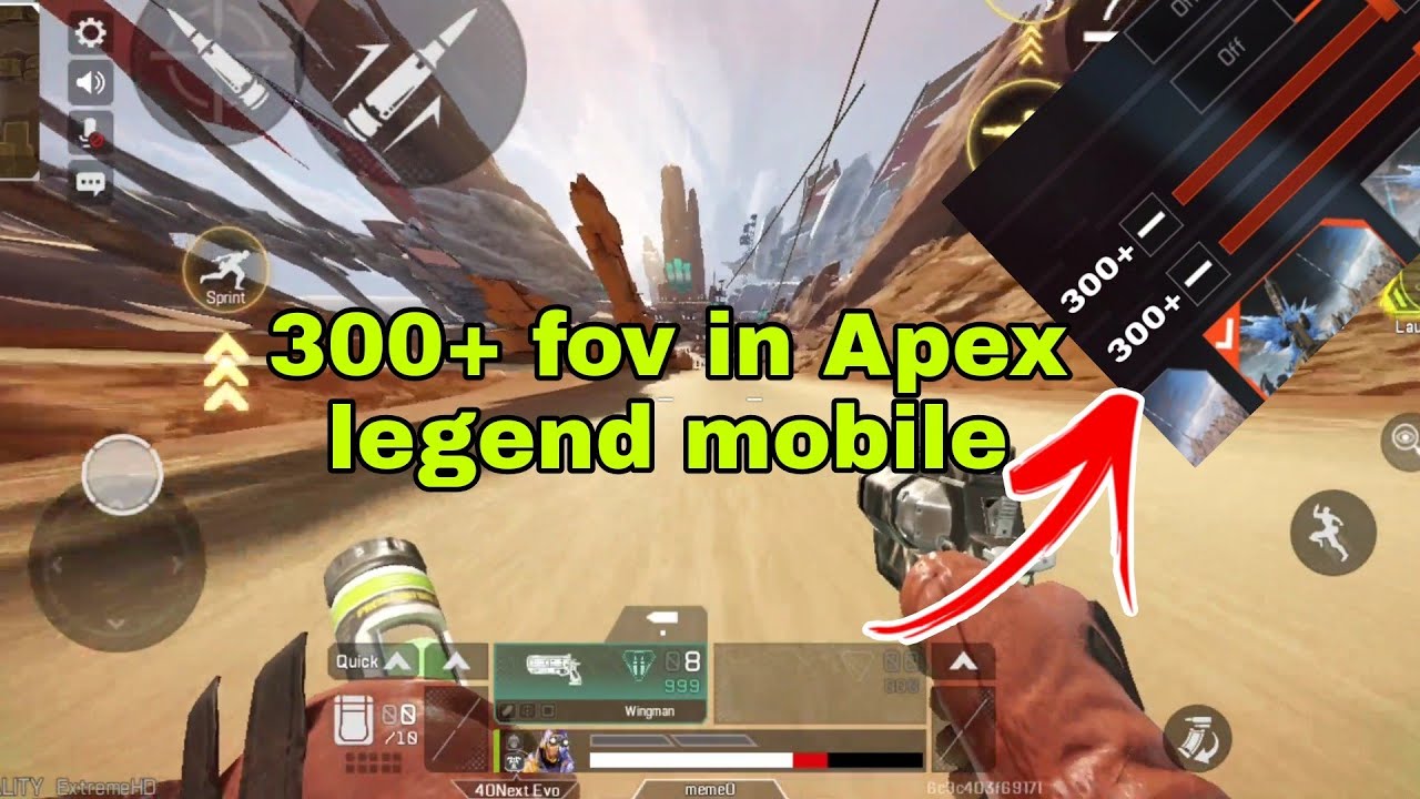 I found 300+ fov in Apex legend mobile - YouTube