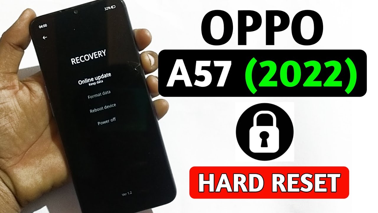 Oppo A57 [CPH2387] hard reset forgot screen lock (2022-2023) Without PC ...