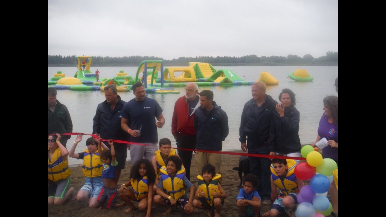 (NEW 2018!) FunSplash Ribbon Cutting Ceremony @ Binbrook Conservation ...