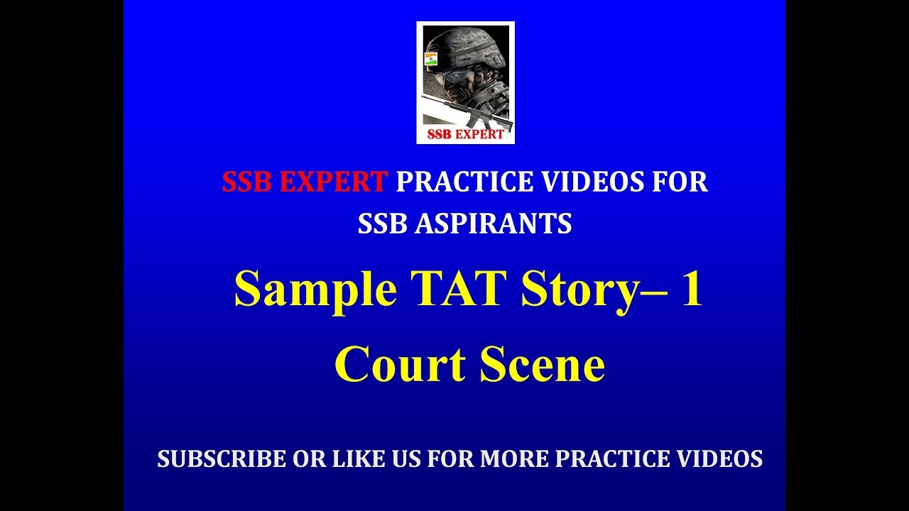 Sample TAT Story - 1 - YouTube