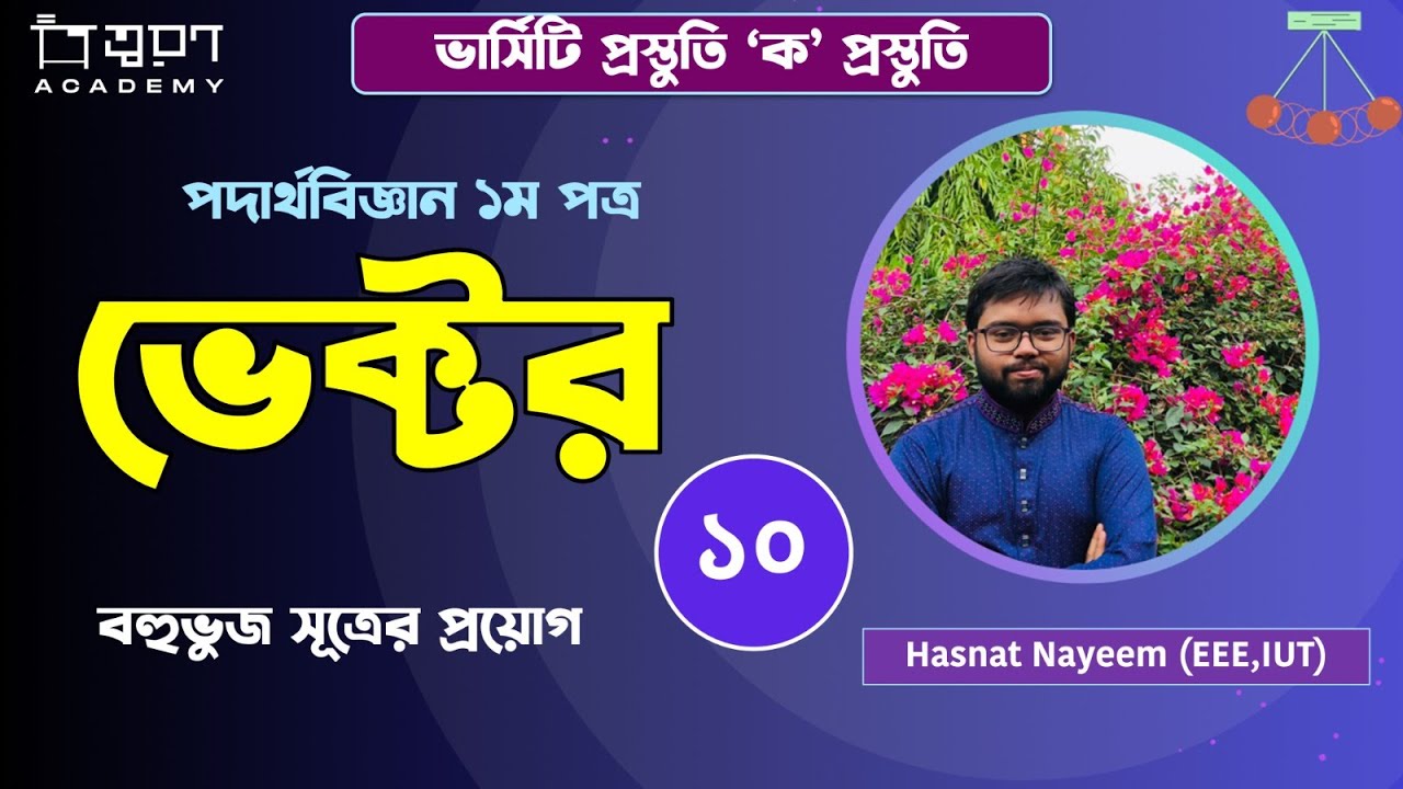 Vector 10 | Varsity 'KA' Preparation Class | Physics 1st Paper | HSC 24 ...