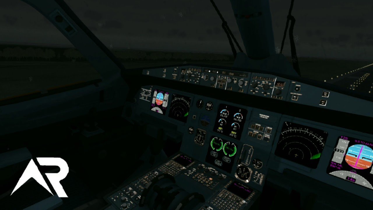 AIRBUS A320 NIGHT LANDING | RFS - YouTube