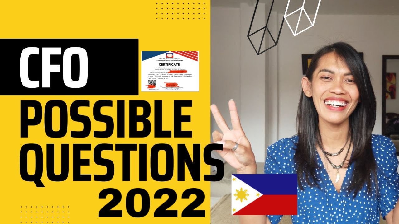🇵🇭COMMISSION ON FILIPINOS OVERSEAS QUESTIONS | ELLE #philippines # ...