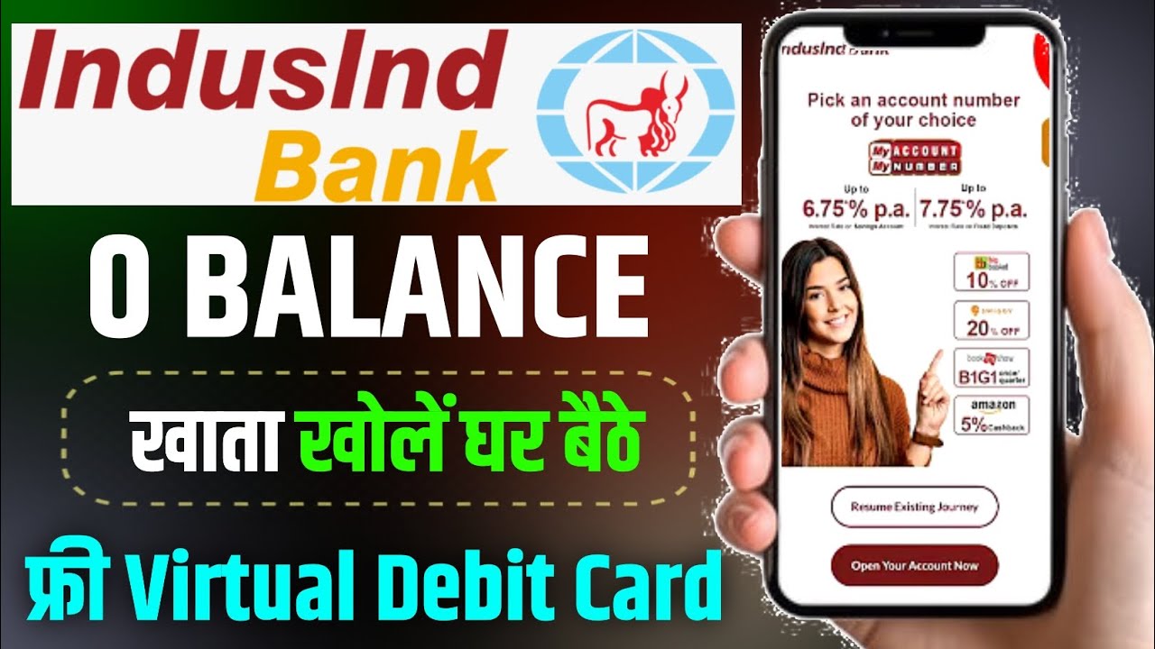 Indusind Bank Account Opening Online 2024 | Indusind Zero Balance Bank ...