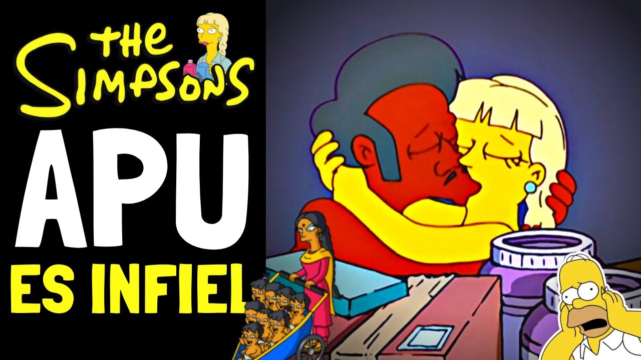 La HORRIBLE INFIDELIDAD de APU en Los Simpson - YouTube