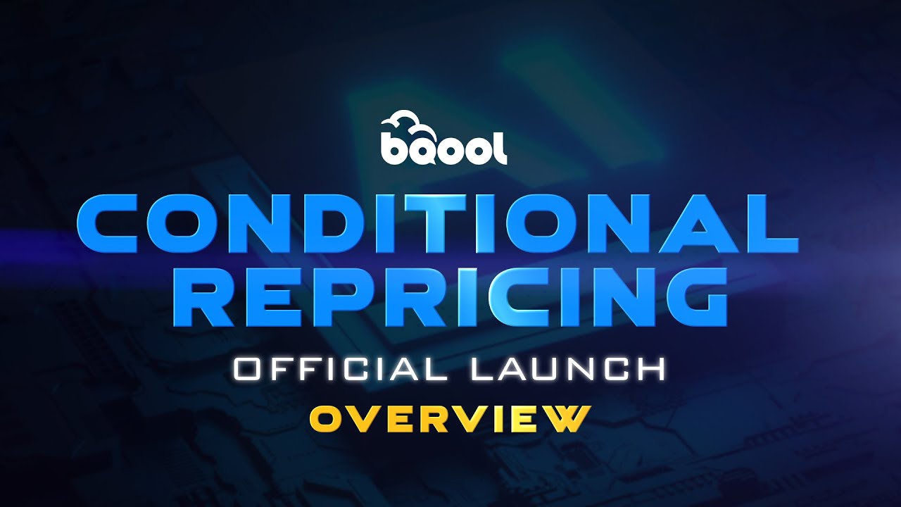 NEW BQool Amazon Conditional Repricer OFFICIAL LAUNCH. April 13 - YouTube
