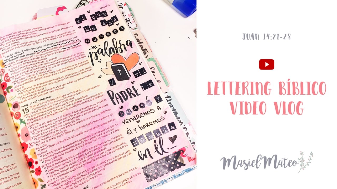 Lettering Bíblico Vlog (VIDEO 1) - YouTube