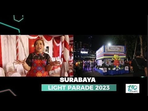 Kiki Purwitasari NgeMC di Surabaya Light Parade | Ulang Tahun Kota Surabaya ke-730)