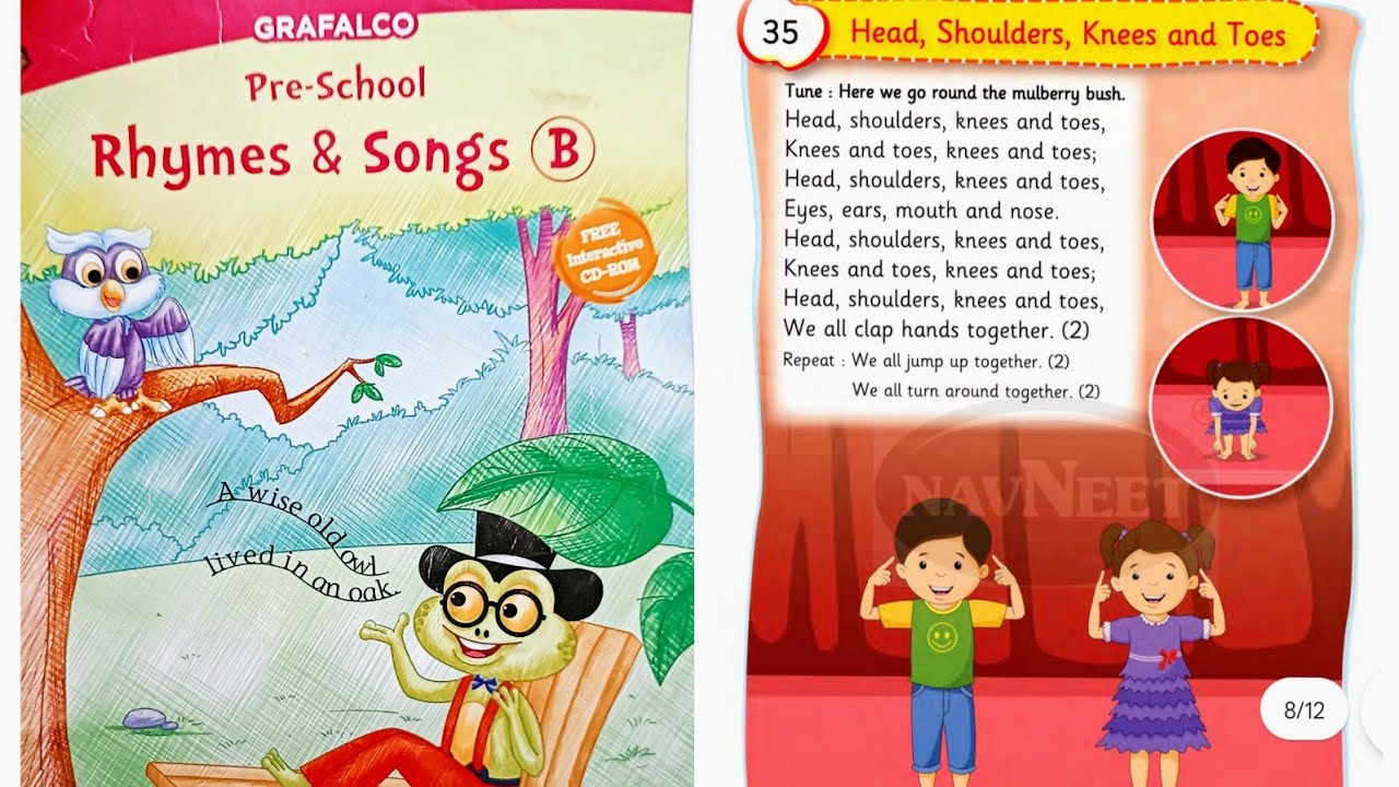 Head Shoulders Knees and Toes | Poem | Pre-school | Rhymes & songs ...