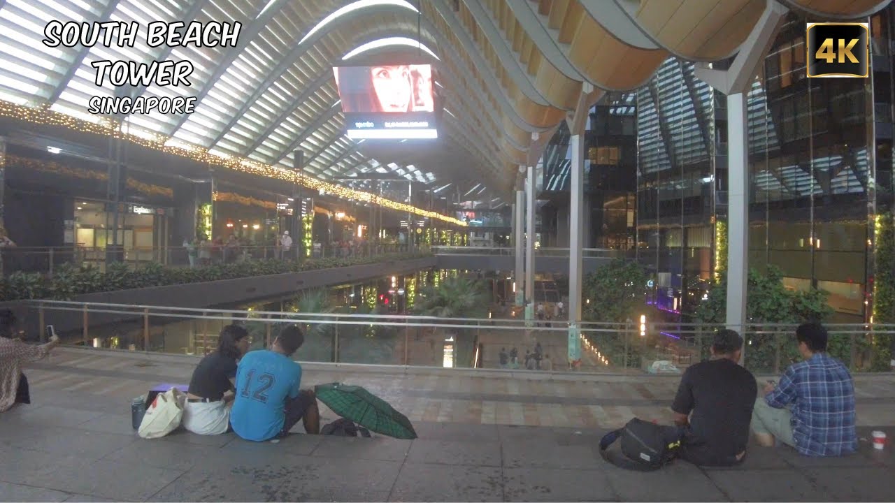 South Beach Tower Singapore | Travel Tour | Nov 2022 [4K] - YouTube