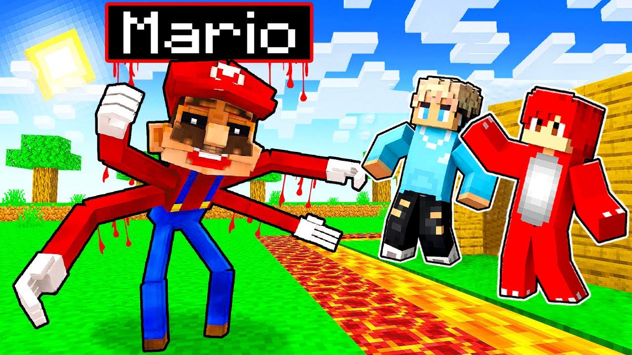 MUTANT SUPER MARIO vs SICHERSTE BASE (Minecraft) - YouTube