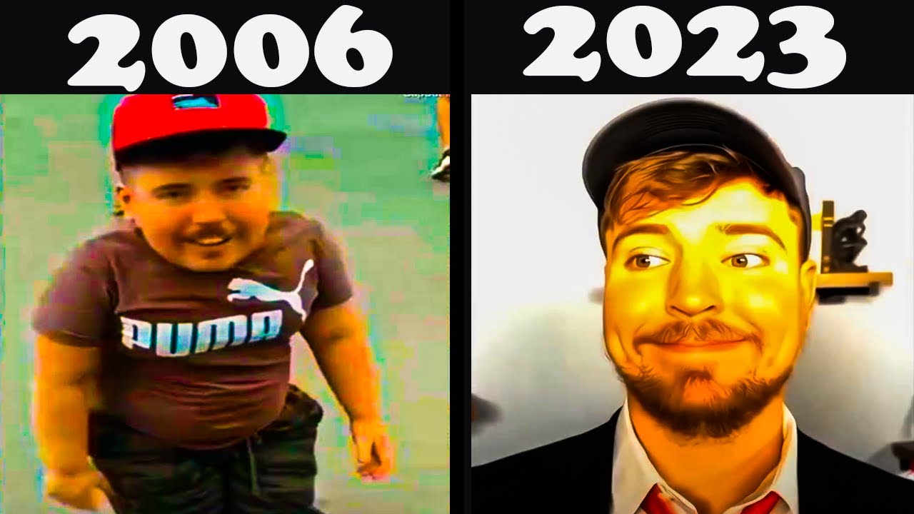 evolution of MrBeast - YouTube