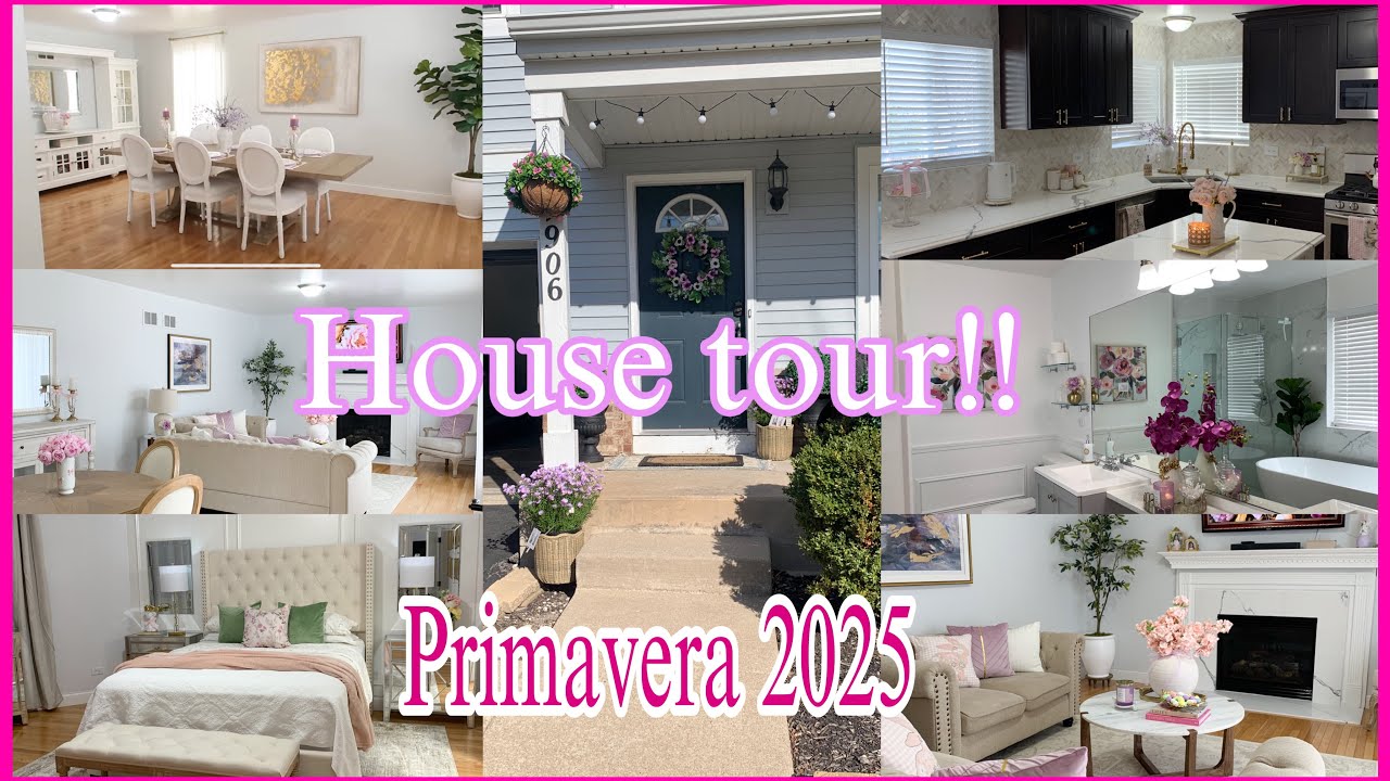 RECORRIDO por toda mi casa!! house tour primavera 2025 Decoracion de mi ...