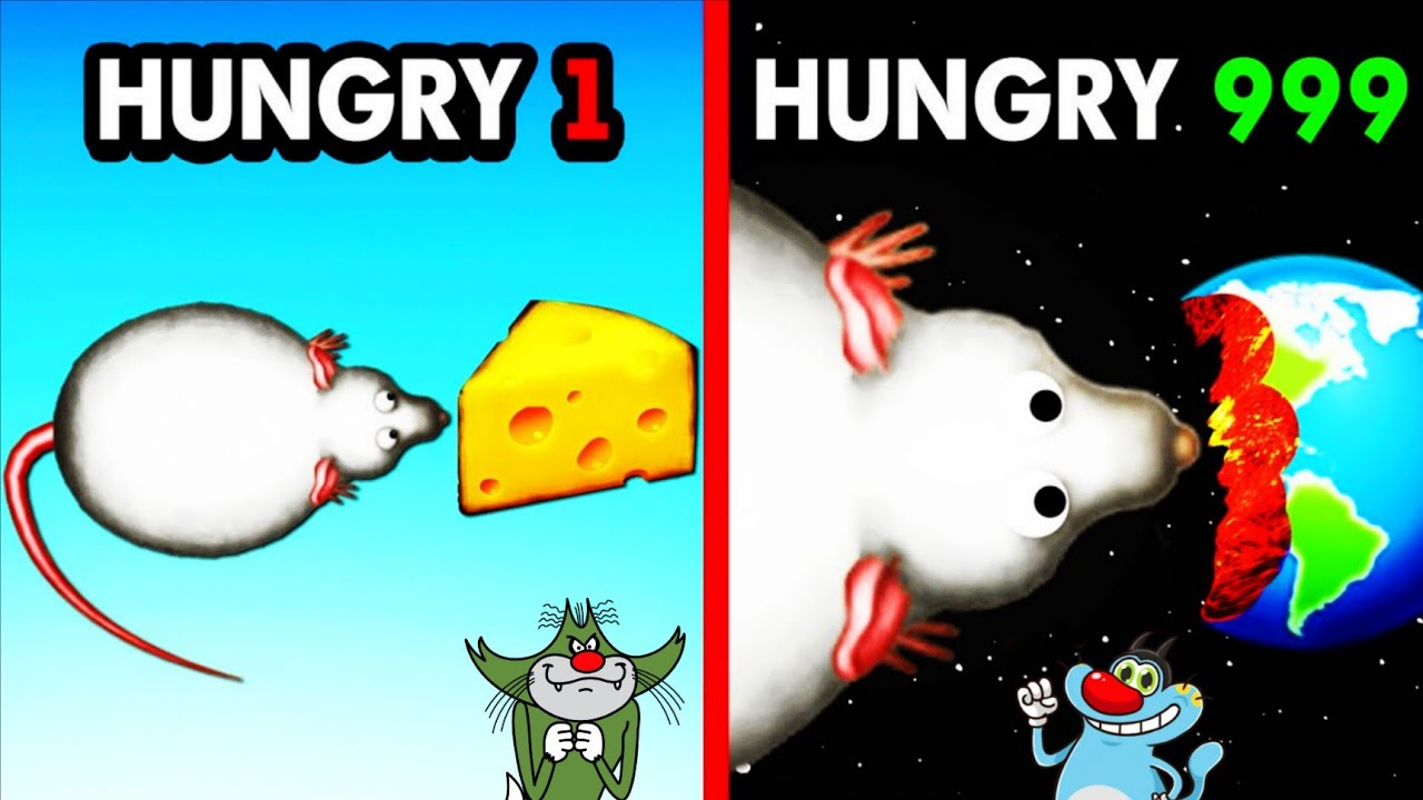 Taste Planet Game Forever hungry Rat / in Hindi OGGY game #part123 ...