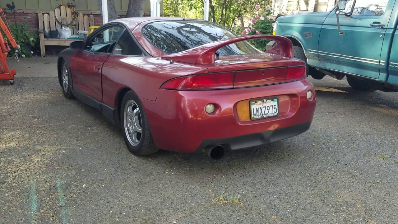 2g Eclipse DKS 272/272 Apexi Muffler Idle/Launch Control - YouTube