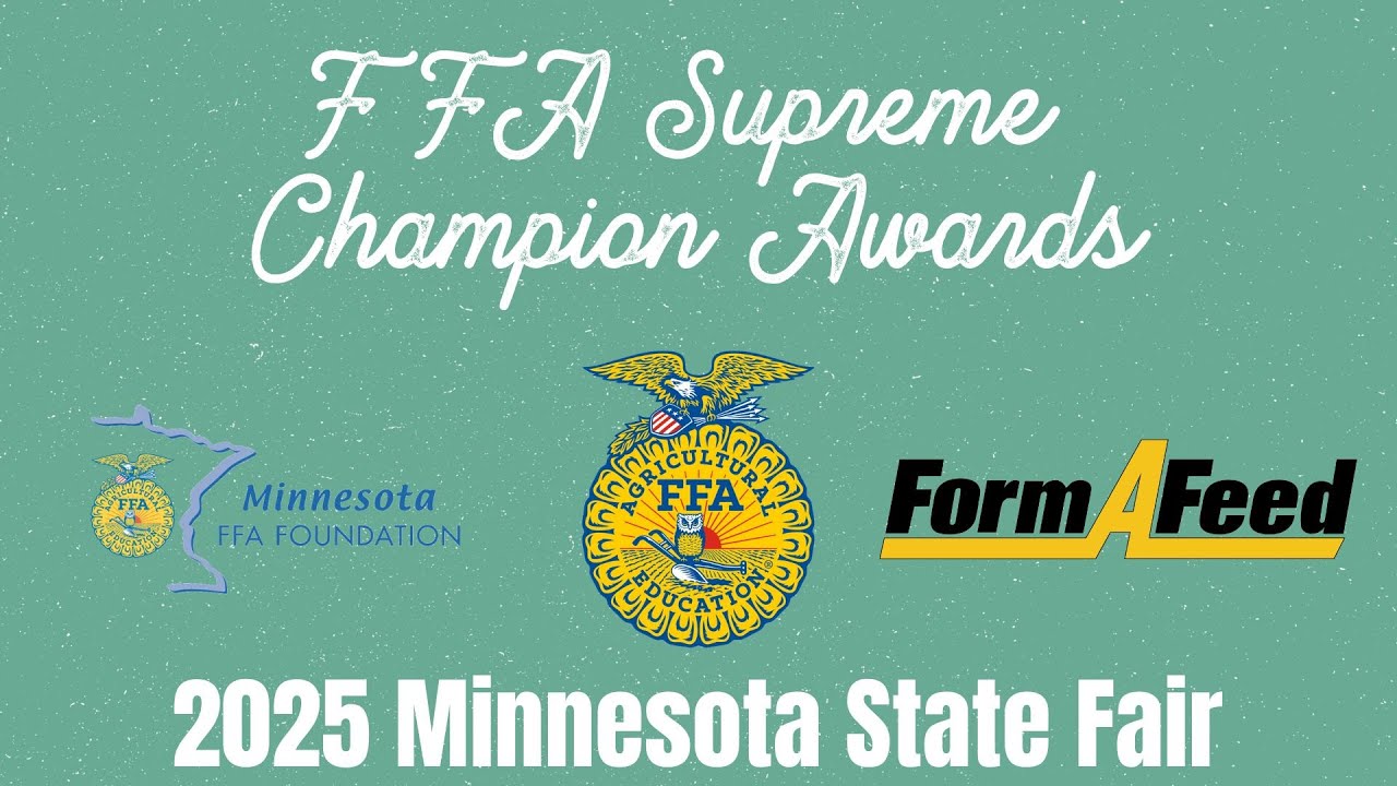 2025 Minnesota State Fair FFA Awards Program - YouTube