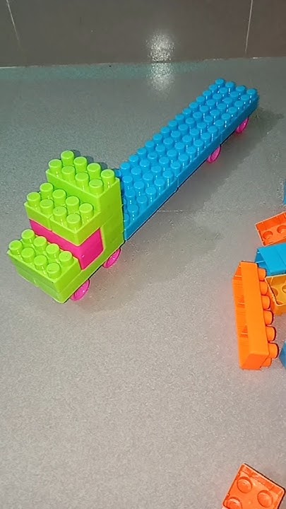 Satisfying DIY Blocks Lorry | Lego Building Blocks | #buildingblockstoys #shorts - YouTube