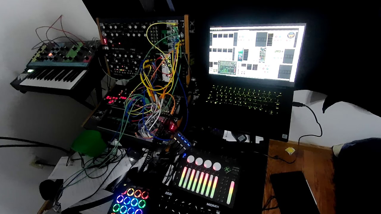 A Eleven S Ten Eurorack VCV rack hybrid system FEAT Moog Subharmonicon ...