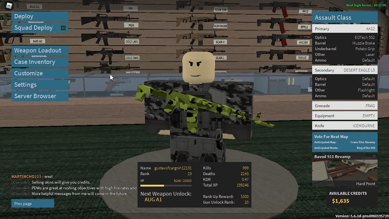 O DIA EM QUE EU JOGUEI DE ak12 ROBLOX PHANTOM FORCES - YouTube