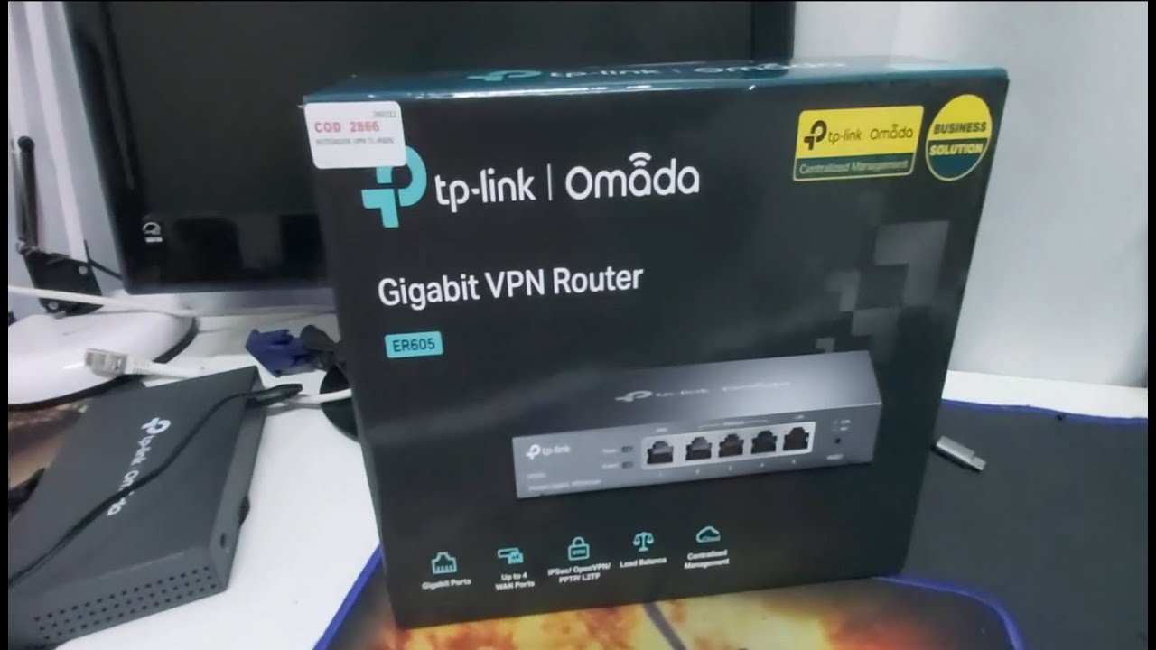CONFIGURANDO LOAD BALANCE ER605 GIGABIT TP-LINK, (JUNTANDO DUAS ...