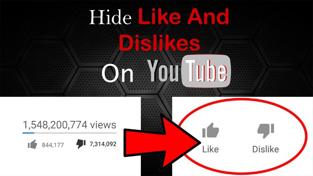 How To Hide Likes and Dislikes On Youtube | Disable User Rating on ...