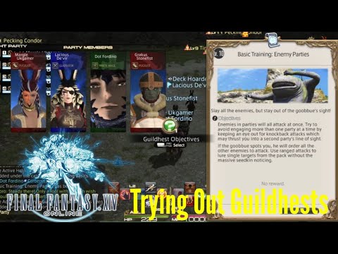 TRYING OUT GUILDHESTS | Final Fantasy XIV Online - Part 7 - YouTube