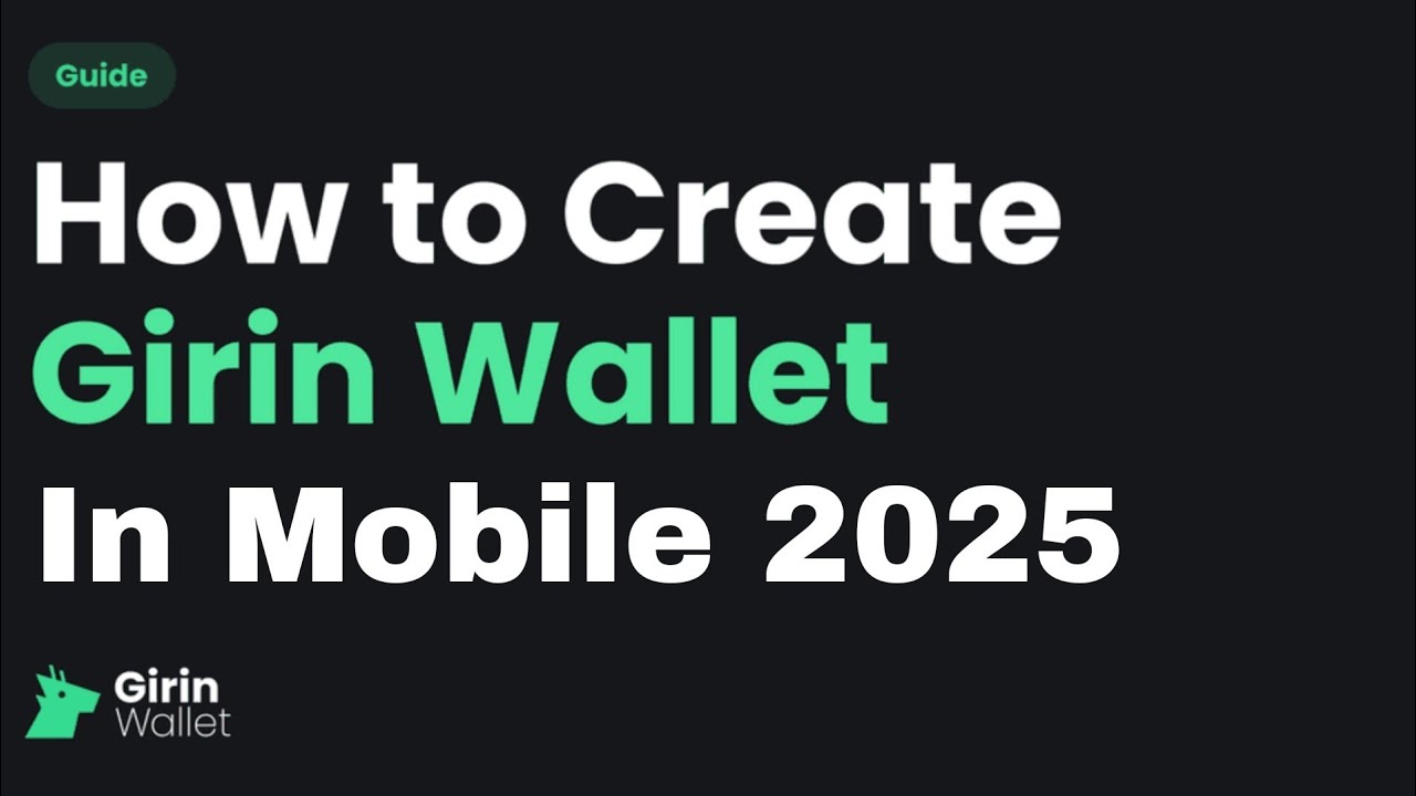 How To Create Girin Wallet | Girin Wallet Kaise Banaye | Girin Wallet ...
