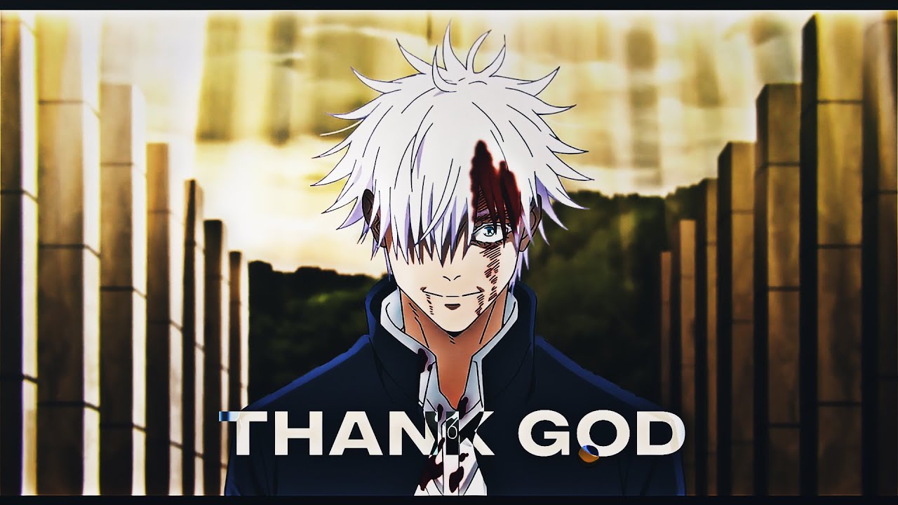 「Thank God 😊🤍」Jujutsu Kaisen「AMV/EDIT」 (Gojo vs. Toji) @neptunedits ...