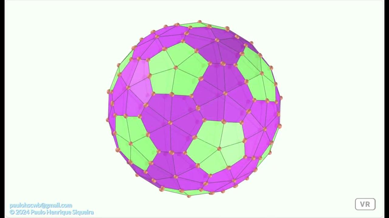Dual do icosaedro truncado snub biscrito - Biscribed dual snub ...