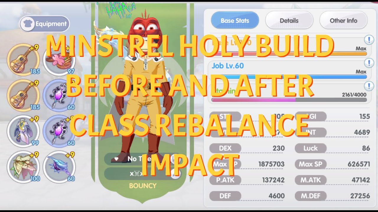ROX - Minstrel/Bard Holy Build Highland/TOD Server (Before & After ...