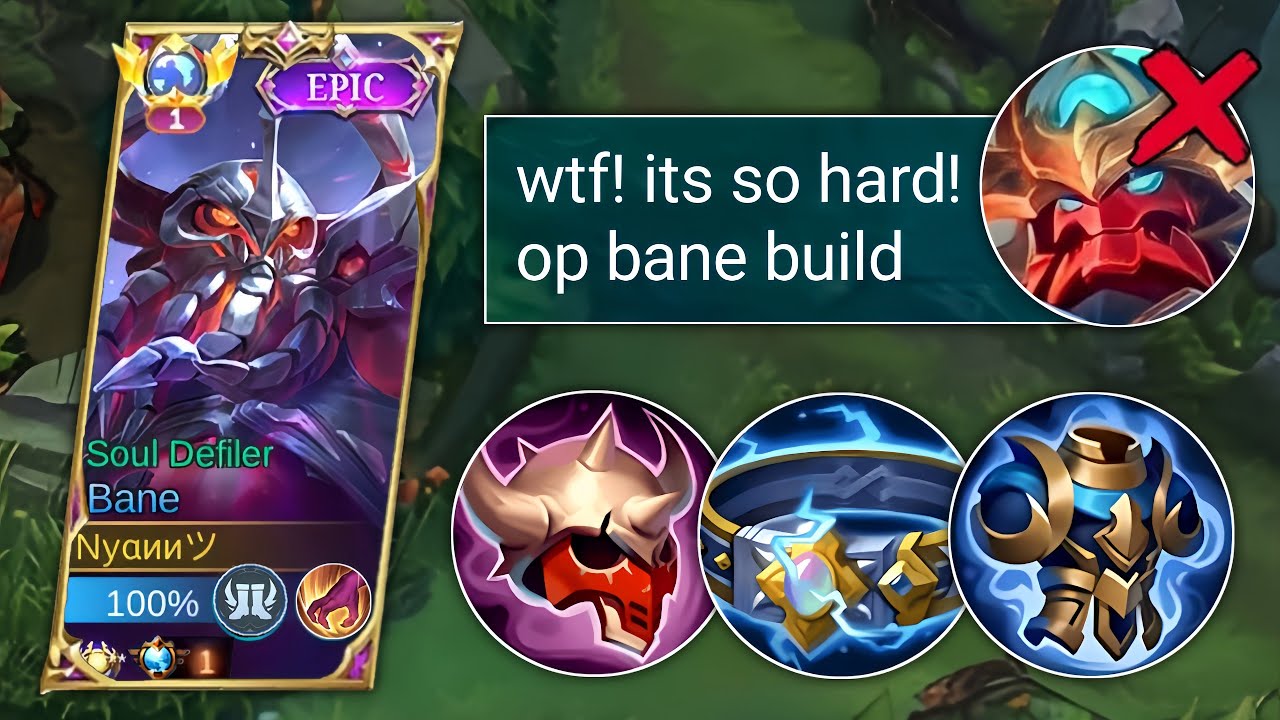 BANE TANK BUILD I'TS REALLY EFFECTIVE! ( You must try )🔥 - YouTube
