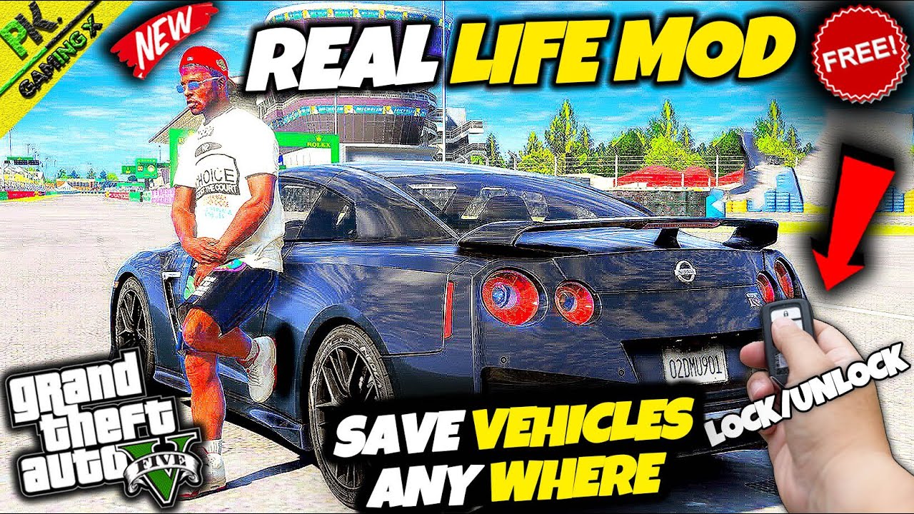 GTA 5 Real Life Mod – Park & Save Any Car Anywhere! 🚗🔥 (Persistence Mod ...
