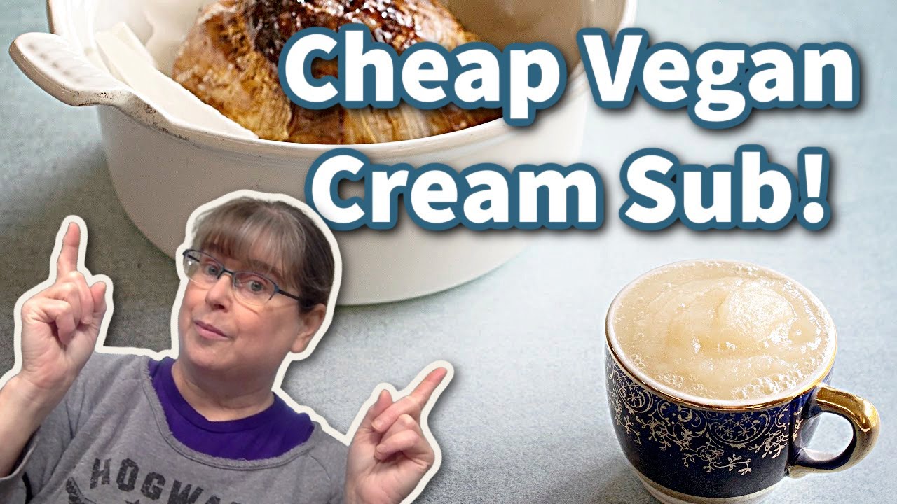 Easy Whole Food Plant Based Onion Cream Plus Vegan Cheese Sauce Option ...