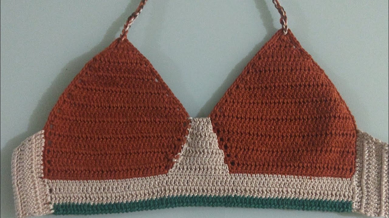 cropped em crochê crochetaria parte 1 - YouTube