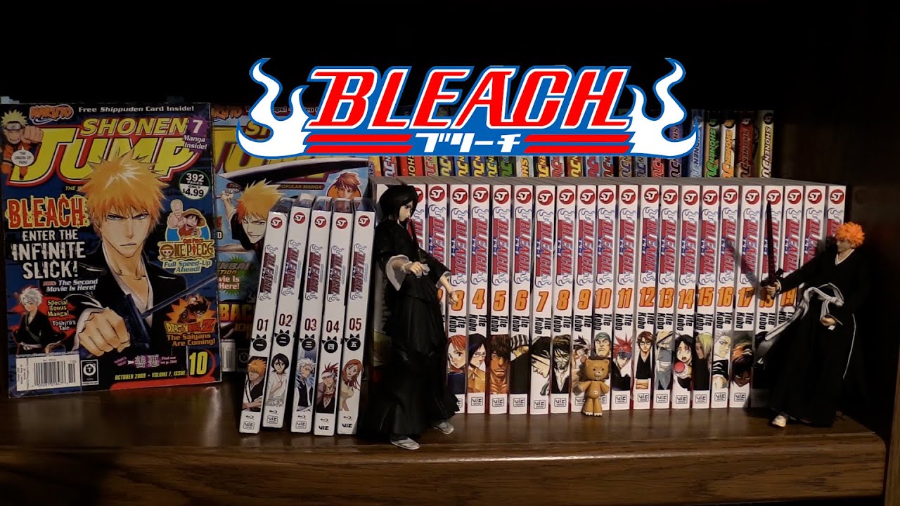 BLEACH SHELF DISPLAY TOUR! MANGA, ANIME, FIGURES! - YouTube