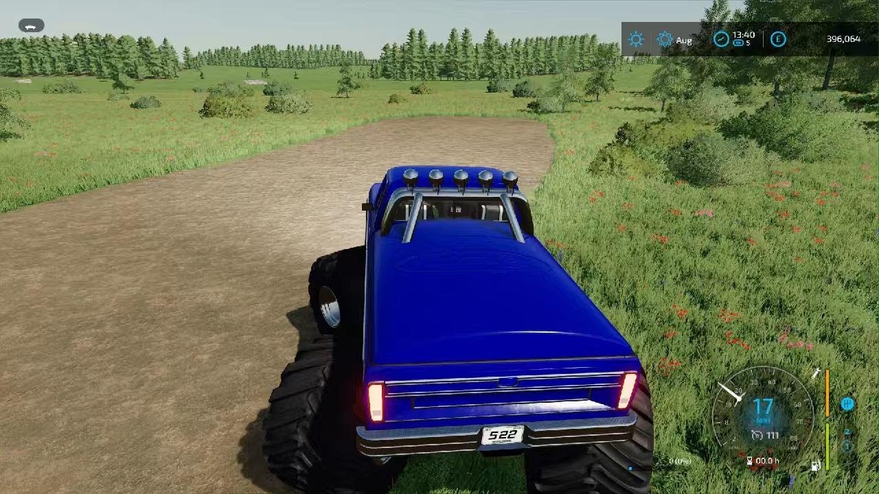Farming Simulator 22_Monster truck jump 😅 - YouTube