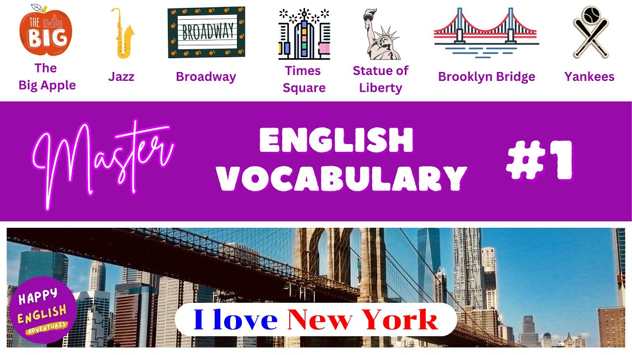 Exploring New York | 38 Essential Words You Need to Know! #newyork # ...
