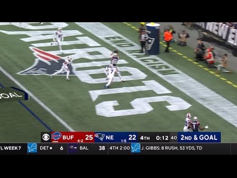 MIKE GESICKI GAME WINNING TOUCHDOWN! BILLS VS PATRIOTS *GRIDDY* - YouTube