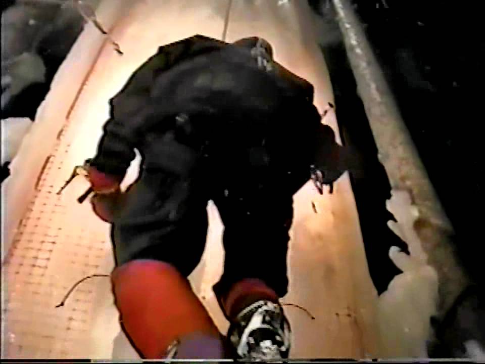 Dan Osman Ice Climb in backyard - YouTube
