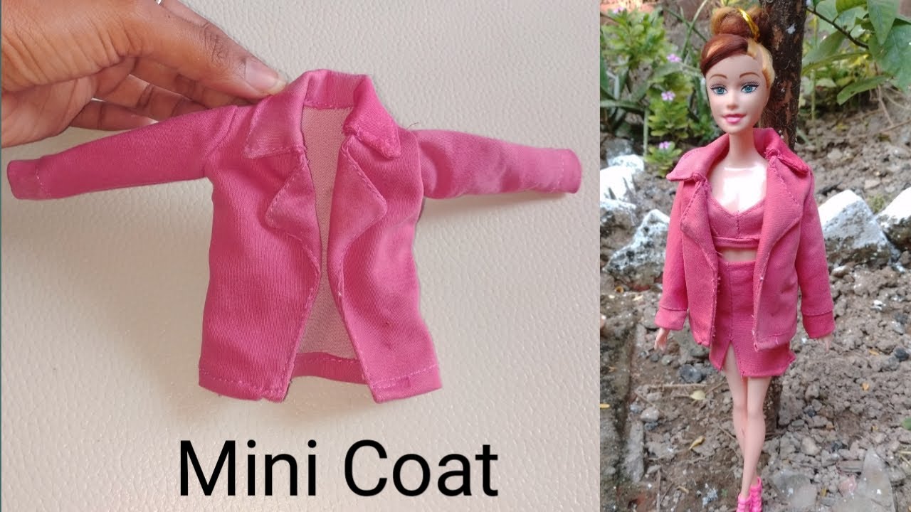 Making Beautiful Doll outfit | Doll mini Coat | D Creating - YouTube