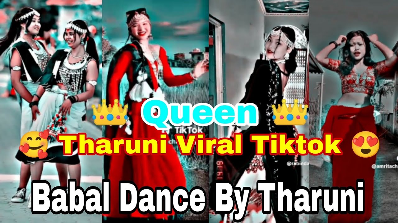 🥰 Tharuni Tiktok Viral Dance 🥰 Queen Tharuni Tiktok Dance 🔥 - YouTube