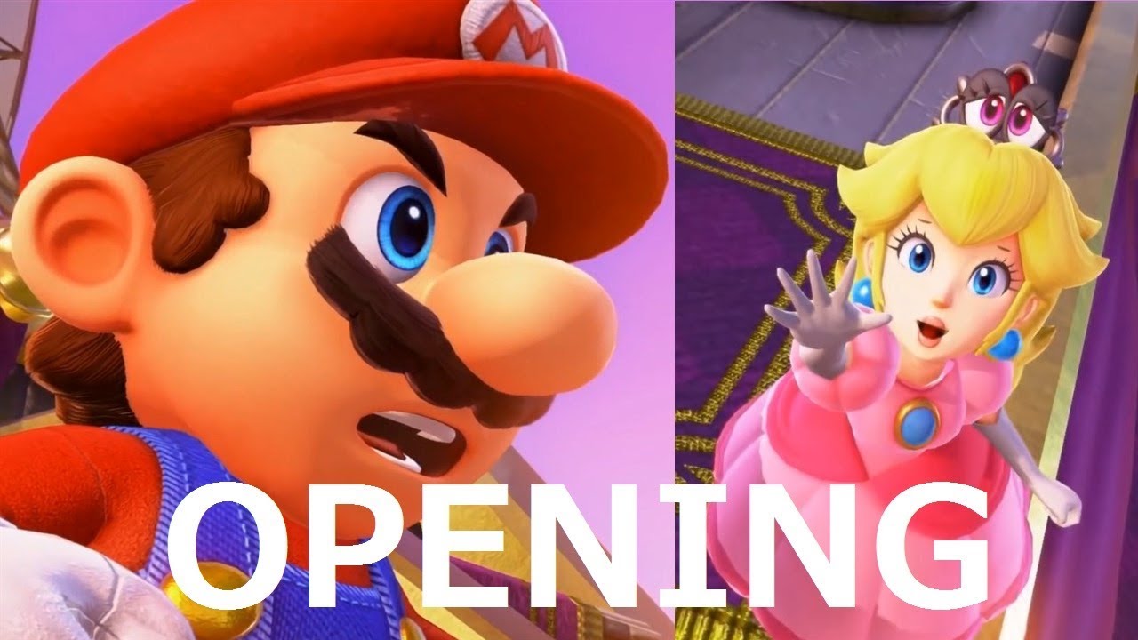 Super Mario Odyssey 廿 Opening Cutscenes (Intro & Cap Kingdom) - YouTube
