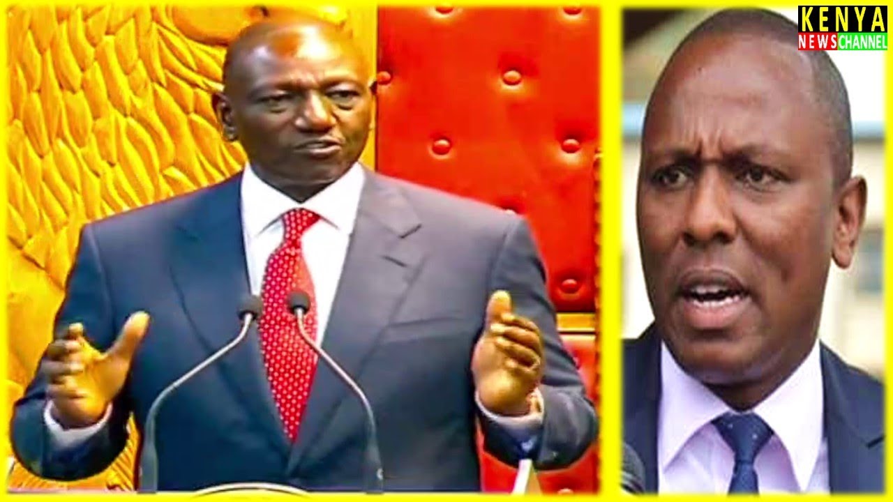 ANGRY Ruto Lectures MPs face to face during State of the Nation Address ...