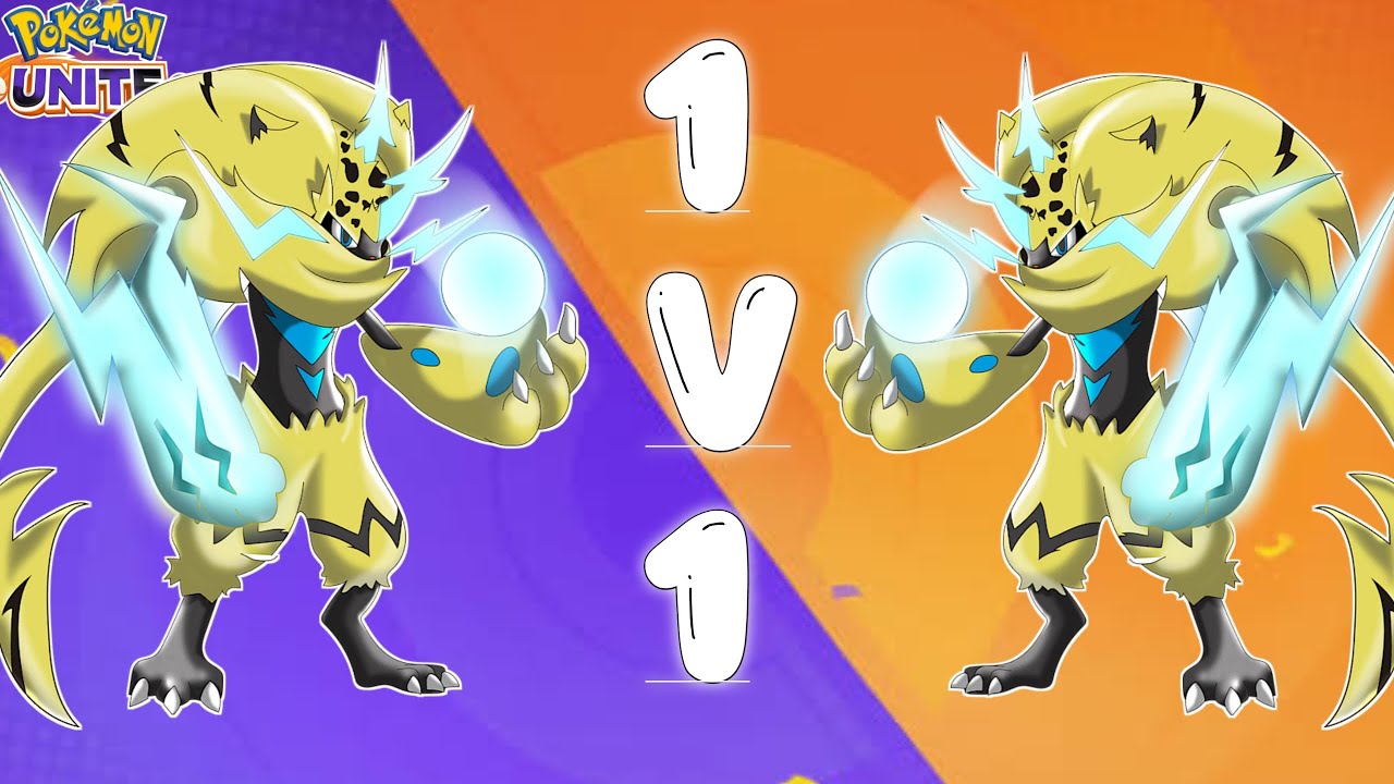 Zeraora Vs Zeraora 1 V 1 in Pokemon Unite 😱|| Pokemon Unite Solo War ...