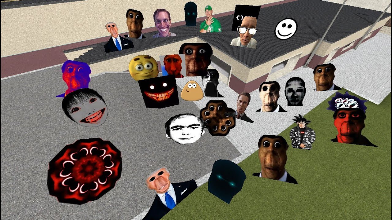 ALL FULL NICO'S NEXTBOT, 2D NEXTBOTS, OBUNGA NETBOT NEW UPDATE In Garry ...