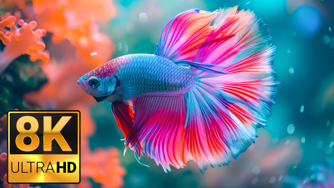 Ocean Moments 8K - Tropical Fish, Coral Reefs - Relieve Stress and ...