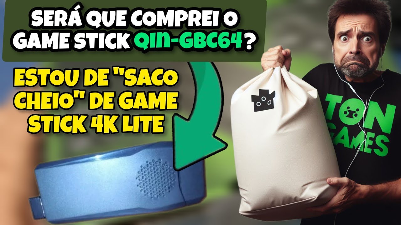 JÁ ESTOU "DE SACO CHEIO" DE GAME STICK 4K LITE! SERÁ QUE COMPREI A ...