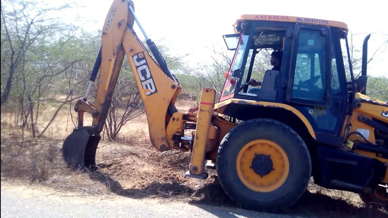 Jcb working at farm,jcb excavation video l jcb machine l Jcb operating ...