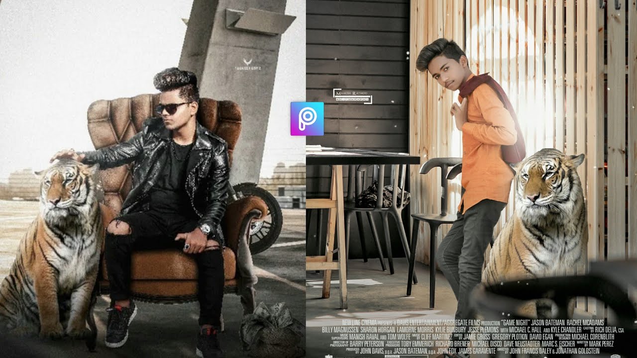 PicsArt Tiger Photo Editing Tutorial in Picsart Step by Step in Hindi ...