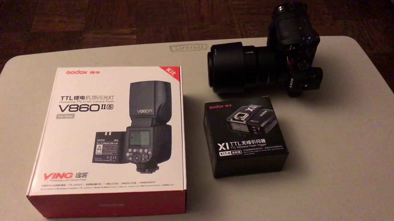 Godox V860 II S for Sony E-mount unboxing - YouTube